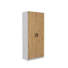 DREHT&Uuml;RENSCHRANK MALTESA 79,9/190,1/43,6cm 2-t&uuml;rig Eiche Artisan