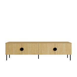 LOWBOARD AXIS 200/53,6/40 cm, Eichefarben