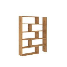 B&Uuml;CHERREGAL LORIS 72,5x24x138 cm, Regal Eiche Artisan