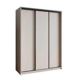 SCHWEBET&Uuml;RENSCHRANK NISSE 150/205/60 cm 3-t&uuml;rig Kaschmir