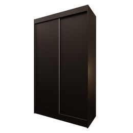 SCHWEBET&Uuml;RENSCHRANK SOFIA 120/216/61 cm 2-t&uuml;rig Schwarz