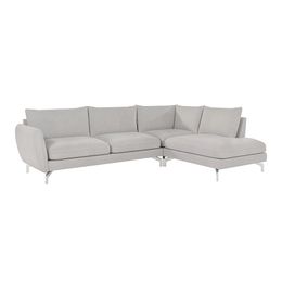 ECKSOFA Elou Silber Microfaser