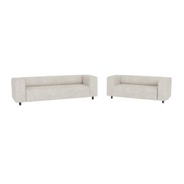 SITZGARNITUR 3+2 Tove Beige Cord