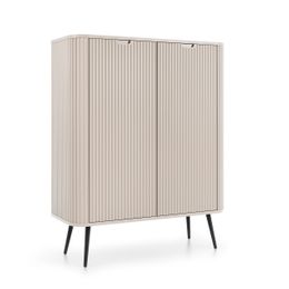 HIGHBOARD ZENZERO 103/129/39 cm mit 2 T&uuml;ren Kaschmir