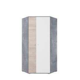 DREHT&Uuml;RENSCHRANK GALIA 90/190/90cm 2-t&uuml;rig Beton
