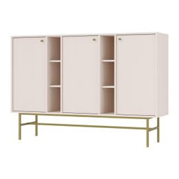 SIDEBOARD TORINO 158/108/41 cm mit 3 T&uuml;ren Beige