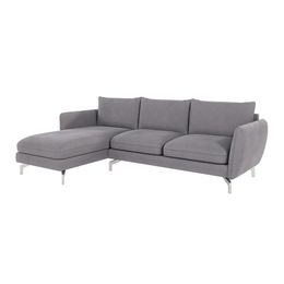 ECKSOFA Elou Grau Microfaser