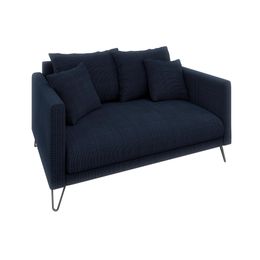 2-SITZER-SOFA Harmony Marineblau Chenille