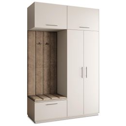 GARDEROBENSCHRANK REMA 150/240/60 cm Modern Garderobe-Set Kaschmir