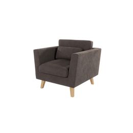 SESSEL Mario Braun - Khaki Microfaser