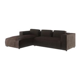 ECKSOFA Nova Dunkelbraun Cord