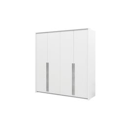 DREHT&Uuml;RENSCHRANK AZIR 205/217/65 cm 4-t&uuml;rig Wei&szlig;
