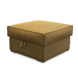 POUF FERA Gelb 65x65 cm