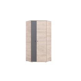 DREHT&Uuml;RENSCHRANK RAVENNA 90/190/90cm 2-t&uuml;rig Eichefarben