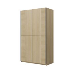 SCHWEBET&Uuml;RENSCHRANK LUBERO 120/210/60 cm 3-t&uuml;rig Eiche Lindberg