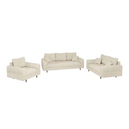 SITZGARNITUR 3+2+1 Sigurd Beige Chenille