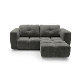 ECKSOFA ARTE 01 Grau Chenille mit Schlaffunktion