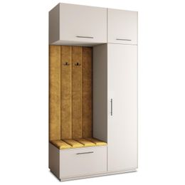 GARDEROBENSCHRANK REMA 120/240/60 cm Modern Garderobe-Set Kaschmir