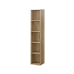 B&Uuml;CHERREGAL PALMERO 35/175/32 cm Wohnzimmerregal Hochschrank Regal Eichefarben