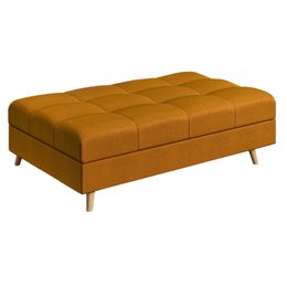 HOCKER Lorine Mikrofaser Gelb