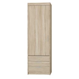 DREHT&Uuml;RENSCHRANK ELENORA 59,9/190,5/53cm 1-t&uuml;rig Sonoma Eiche