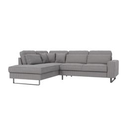 ECKSOFA Floe Hellgrau Cord