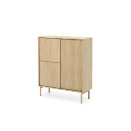 SIDEBOARD ROCCO 103,5x39,5x121,8 cm mit 3 T&uuml;ren Eichefarben