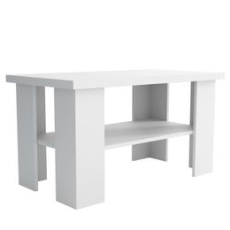 COUCHTISCH LAURA 90/50/45 cm Wei&szlig;