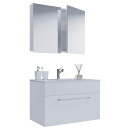 Badezimmer Badinos 3-tlg. Wei&szlig;