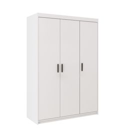 DREHT&Uuml;RENSCHRANK ELENORA 133/190,5/53cm 3-t&uuml;rig Wei&szlig;