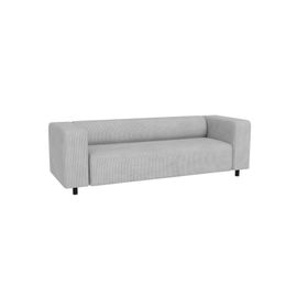 3-SITZER-SOFA Tove Hellgrau Cord