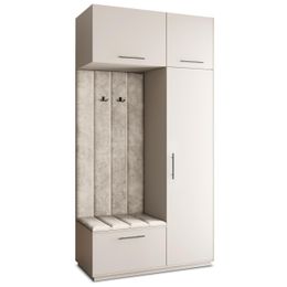 GARDEROBENSCHRANK REMA 120/240/60 cm Modern Kaschmir