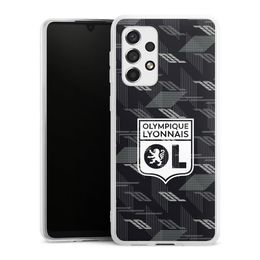 DeinDesign Galaxy A33 5G Handy Silikon H&uuml;lle Case transparent Handyh&uuml;lle Ol Olympique Lyonnais Official Licensed Product Silikon Case