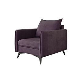 SESSEL Pulse Lila Luxusmicrofaser