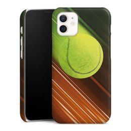 DeinDesign iPhone 12 mini Handy Premium Case Smartphone Handyh&uuml;lle Schutzh&uuml;lle gl&auml;nzend Ball Tennis Hobby Premium Case