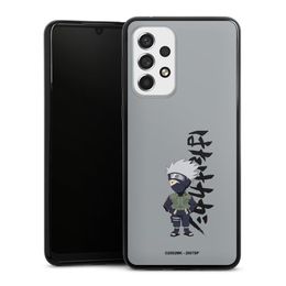 DeinDesign Galaxy A33 5G Handy Slim Case extra d&uuml;nn Silikon Handyh&uuml;lle schwarz H&uuml;lle Naruto Shippuden Kakashi Official Licensed Product Silikon Slim Case