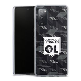 DeinDesign Galaxy S20 FE 5G Handy Silikon H&uuml;lle Case transparent Handyh&uuml;lle Ol Olympique Lyonnais Official Licensed Product Silikon Case