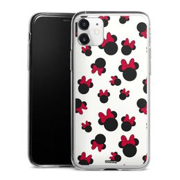 DeinDesign iPhone 11 Handy Slim Case Silikon Handyh&uuml;lle transparent H&uuml;lle extra d&uuml;nn Official Licensed Product Disney Minnie Mouse Silikon Slim Case