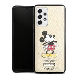 DeinDesign Galaxy A33 5G Handy Slim Case extra d&uuml;nn Silikon Handyh&uuml;lle schwarz H&uuml;lle Mickey Mouse Official Licensed Product Disney Silikon Slim Case