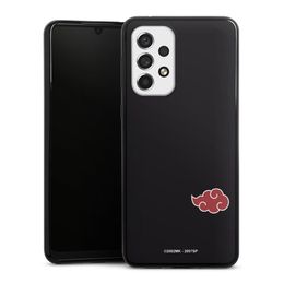 DeinDesign Galaxy A33 5G Handy Slim Case extra d&uuml;nn Silikon Handyh&uuml;lle schwarz H&uuml;lle Akatsuki Official Licensed Product Naruto Shippuden Silikon Slim Case