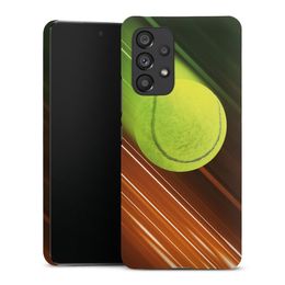DeinDesign Galaxy A53 5G Handy Premium Case Smartphone Handyh&uuml;lle Schutzh&uuml;lle matt Hobby Ball Tennis Premium Case