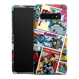 DeinDesign Galaxy S10 Handy Premium Case Smartphone Handyh&uuml;lle Schutzh&uuml;lle matt Avengers Marvel Comic Premium Case