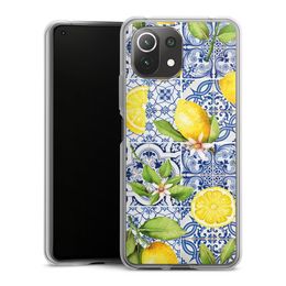 DeinDesign Xiaomi Mi 11 Lite 5G NE Handy Silikon H&uuml;lle Case transparent Handyh&uuml;lle Lemon Greece Muster Silikon Case