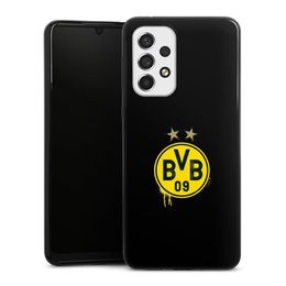 DeinDesign Galaxy A33 5G Handy Slim Case extra d&uuml;nn Silikon Handyh&uuml;lle schwarz H&uuml;lle Star Borussia Dortmund Bvb Silikon Slim Case