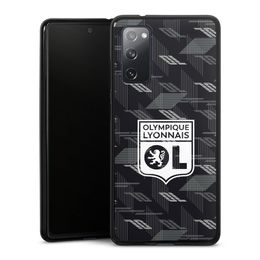 DeinDesign Galaxy S20 FE Handy Silikon H&uuml;lle Case schwarz Handyh&uuml;lle Ol Olympique Lyonnais Official Licensed Product