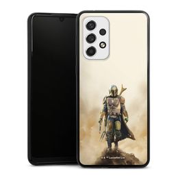 DeinDesign Galaxy A33 5G Handy Slim Case extra d&uuml;nn Silikon Handyh&uuml;lle schwarz H&uuml;lle The Mandalorian Star Wars Official Licensed Product Silikon Slim Case