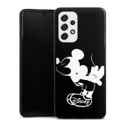 DeinDesign Galaxy A33 5G Handy Slim Case extra d&uuml;nn Silikon Handyh&uuml;lle schwarz H&uuml;lle Disney Official Licensed Product Mickey Mouse Silikon Slim Case