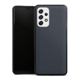 DeinDesign Galaxy A33 5G Handy Slim Case extra d&uuml;nn Silikon Handyh&uuml;lle schwarz H&uuml;lle Anthracite Unicoloured Grey Silikon Slim Case