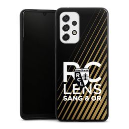 DeinDesign Galaxy A33 5G Handy Slim Case extra d&uuml;nn Silikon Handyh&uuml;lle schwarz H&uuml;lle Rc Lens Racing Club De Lens Rcl Silikon Slim Case