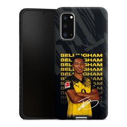 DeinDesign Galaxy S20 Handy Panzer Handyh&uuml;lle robuste Outdoor H&uuml;lle Schutzh&uuml;lle matt Borussia Dortmund Jobe Bellingham Bvb Tough Case